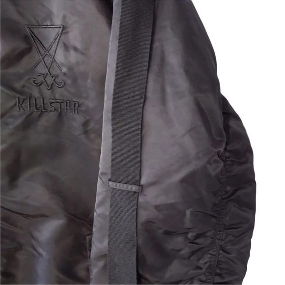 Killstar | Jackets & Coats | Killstar Bomber Jacket Size Xxl Black ...